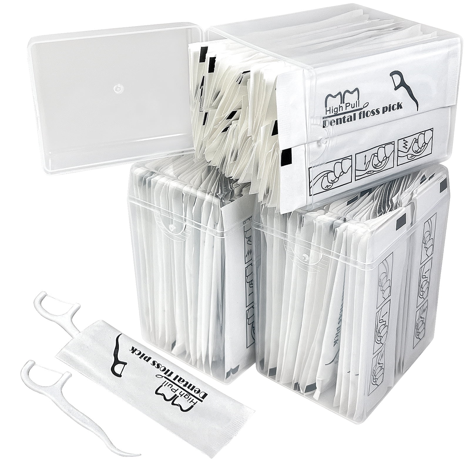 EYX Formula Dental Floss Picks, 210 Count, Individually Wrapped, 2-in-1 ...