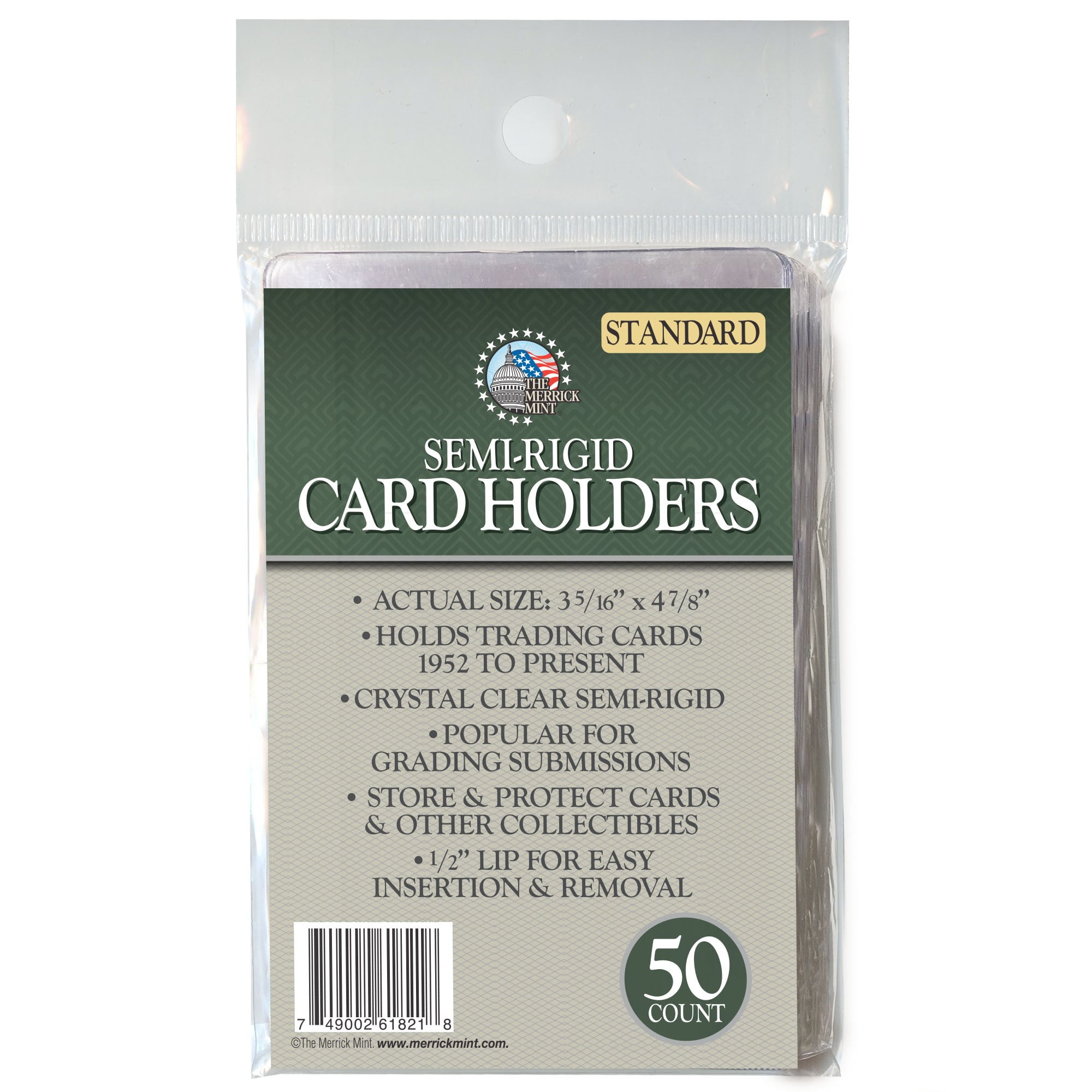 Ultra Pro Graded Card Submission 200 Semi-Rigid Card Holders - 1/2" Lip ...