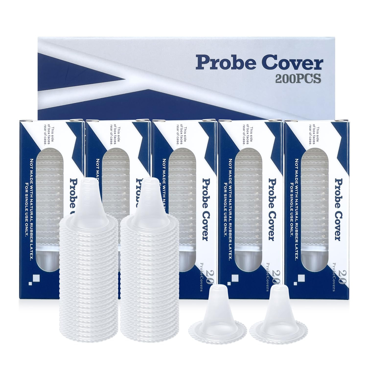 200 Counts Ear Thermometer Probe Covers/Refill Caps/Lens Filters for ...