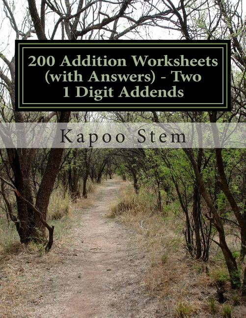 200 Days Maths Addition Answer Key 200 Addition Worksheets (with ...