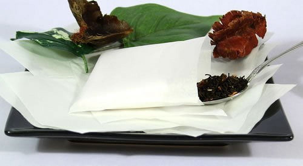 200 Empty Tea / Herb Bags 4 X 4 (100 x 100 mm) Oversized Tea Bags ...