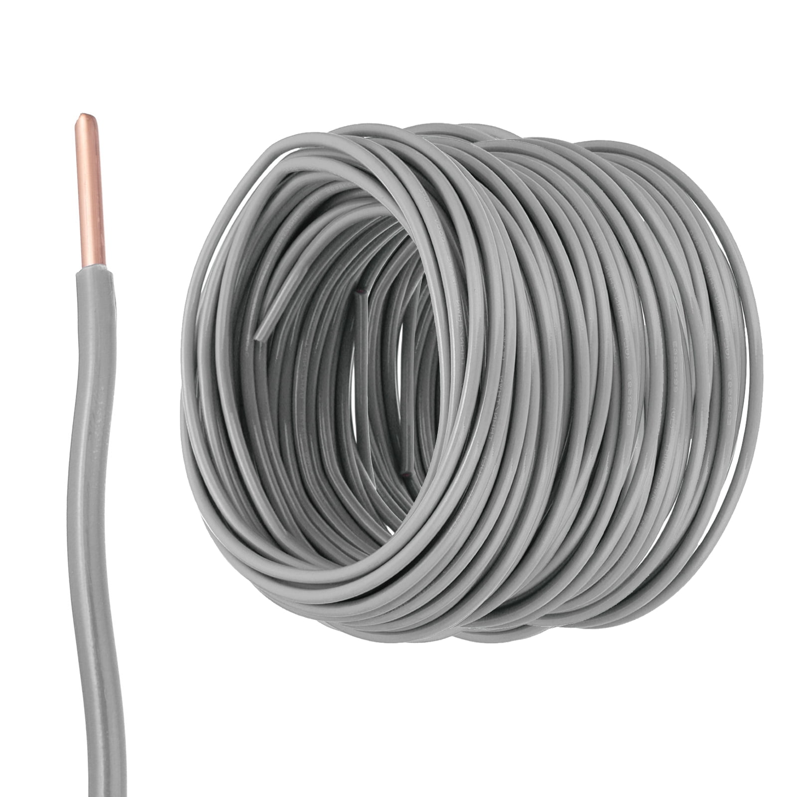 200 Feet Electrical Wire Insulated Solid Copper 14AWG Hook Up Wire ...