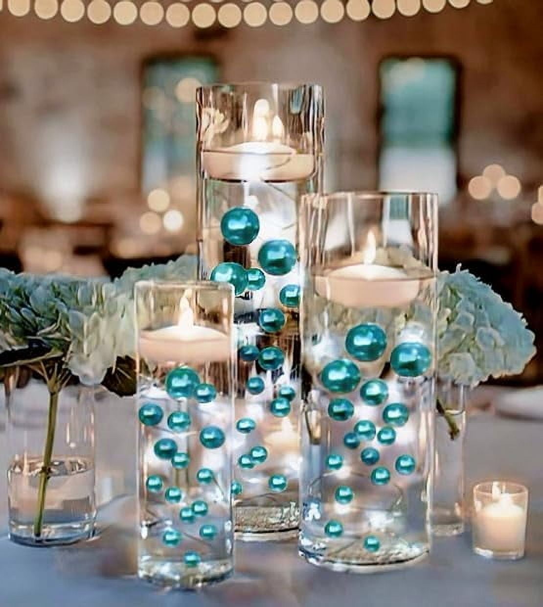 200 Floating Pearls with Matching Gems, Transparent Water Gels for Vase ...