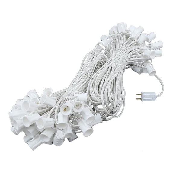 200 Foot C9 Outdoor String Light Christmas Stringer - Patio String ...