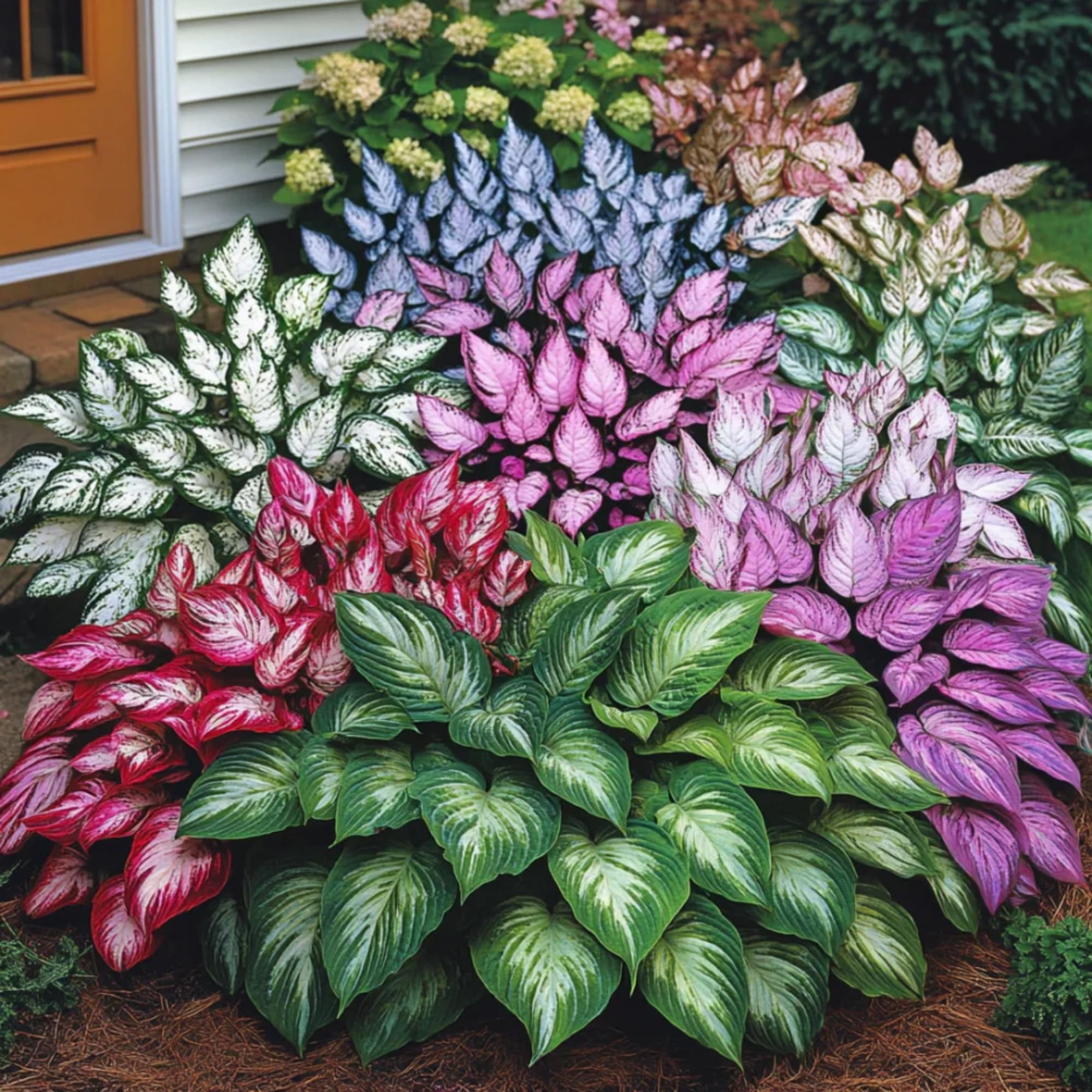 200+ Hosta Seeds Heart-Shaped Hosta Bare SMRRoots - Rich Foliage, Heart ...