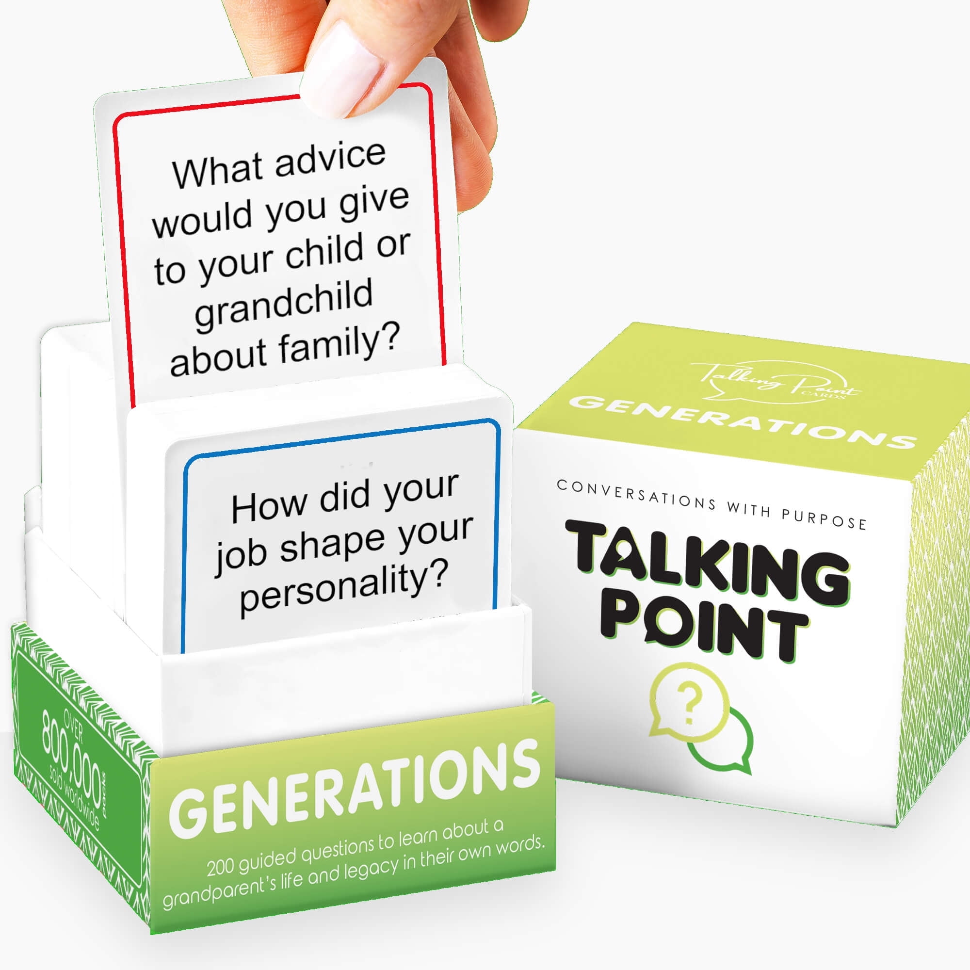 Talking Point 200 Intergenerational Conversation Cards - Get to Know ...