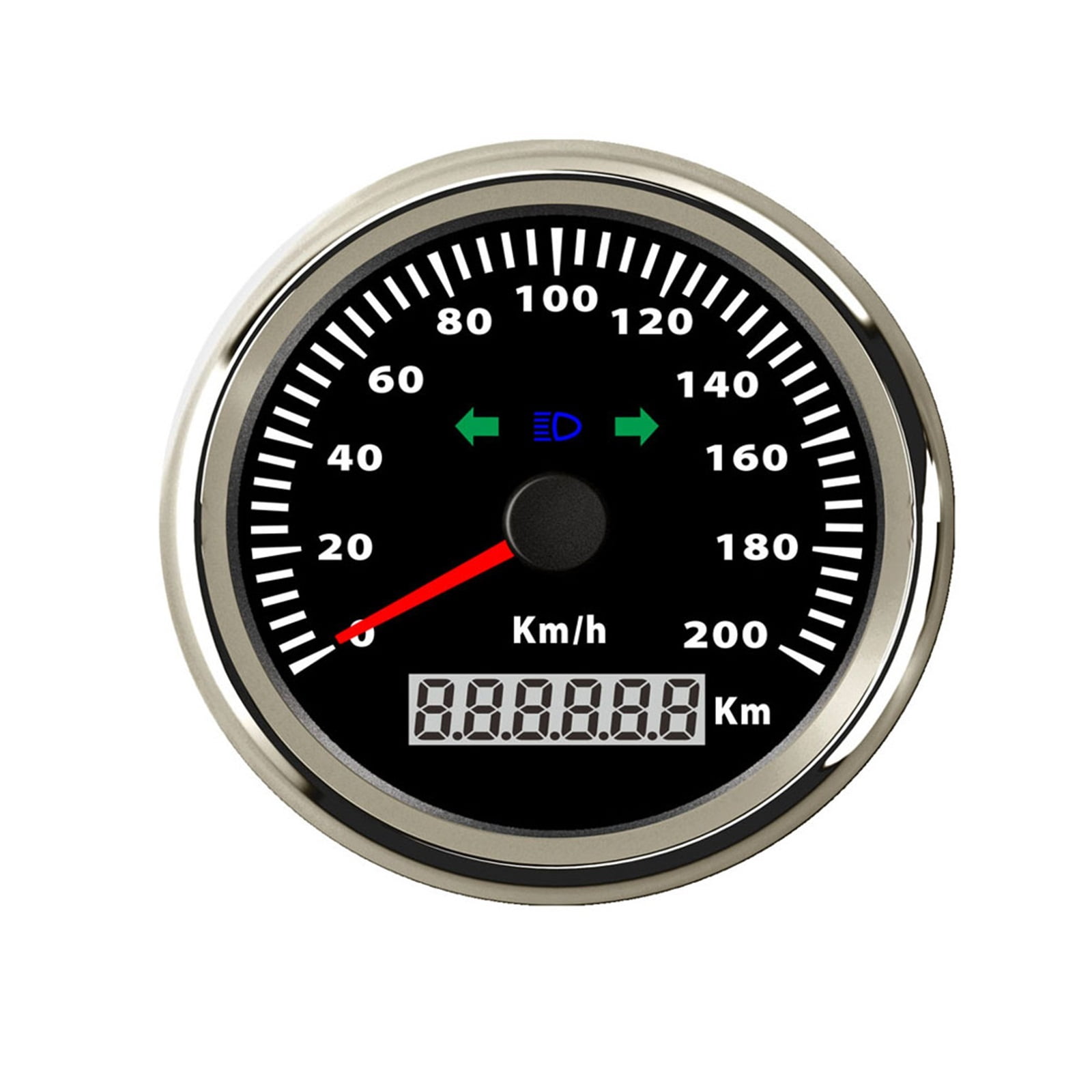 200 Km/h 120Km/h Speedometer Gau 85mm Car Boat Motorcycle Speedometer ...