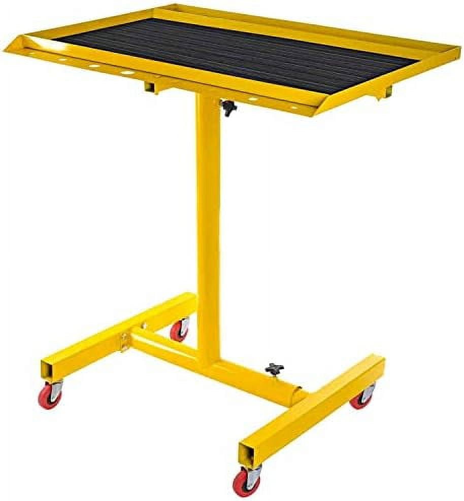200 LBS Capacity Rolling Work Table - Height Adjustable 33 Inches to 48 ...