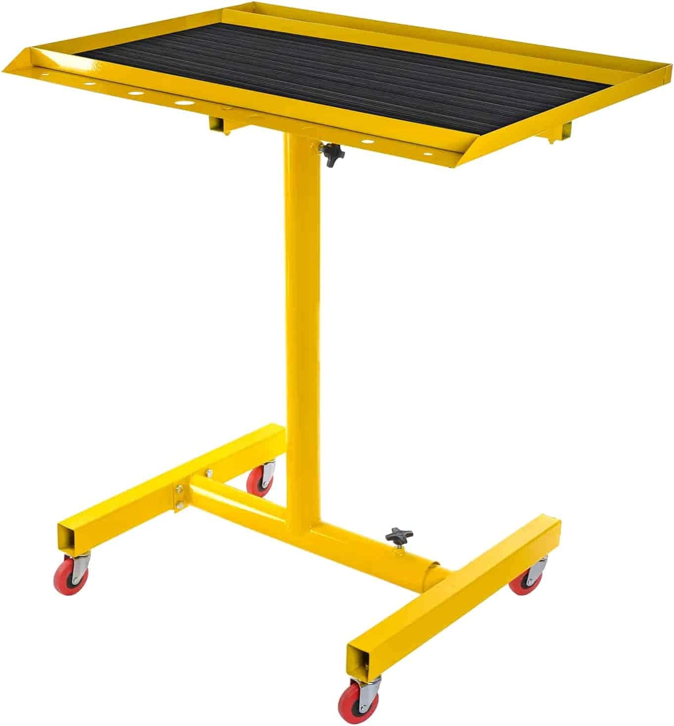 200 LBS Capacity Rolling Work Table - Height Adjustable 33 Inches to 48 ...