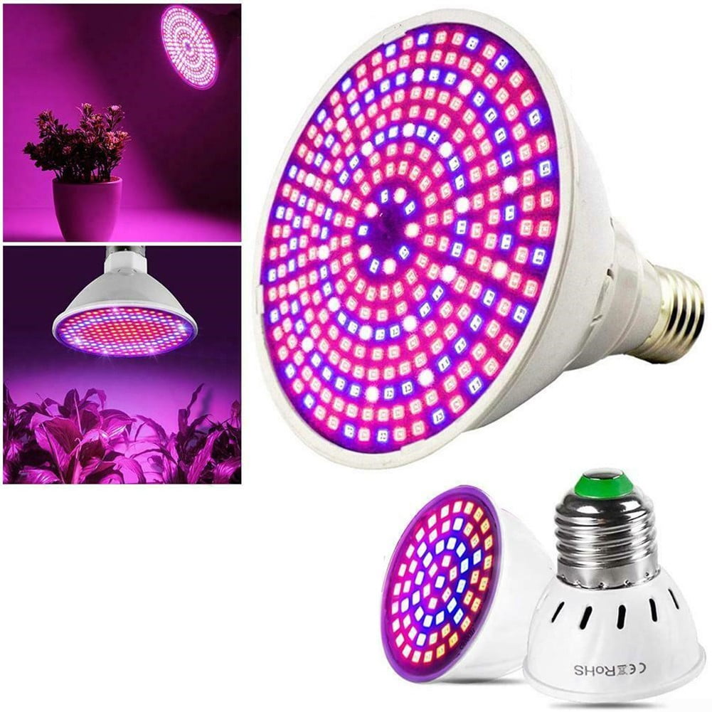 200 LED Grow Light Full Spectrum Hydroponic Garden Plant Desk Flexible ...