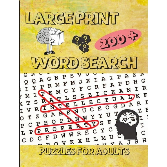 Large Print Word Search Puzzles 200 Puzzles Complete