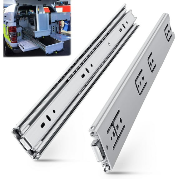 200 Lbs Heavy Duty Drawer Slides 1 Pair 8 10 12 14 16 18 20 22 30 32 40 ...