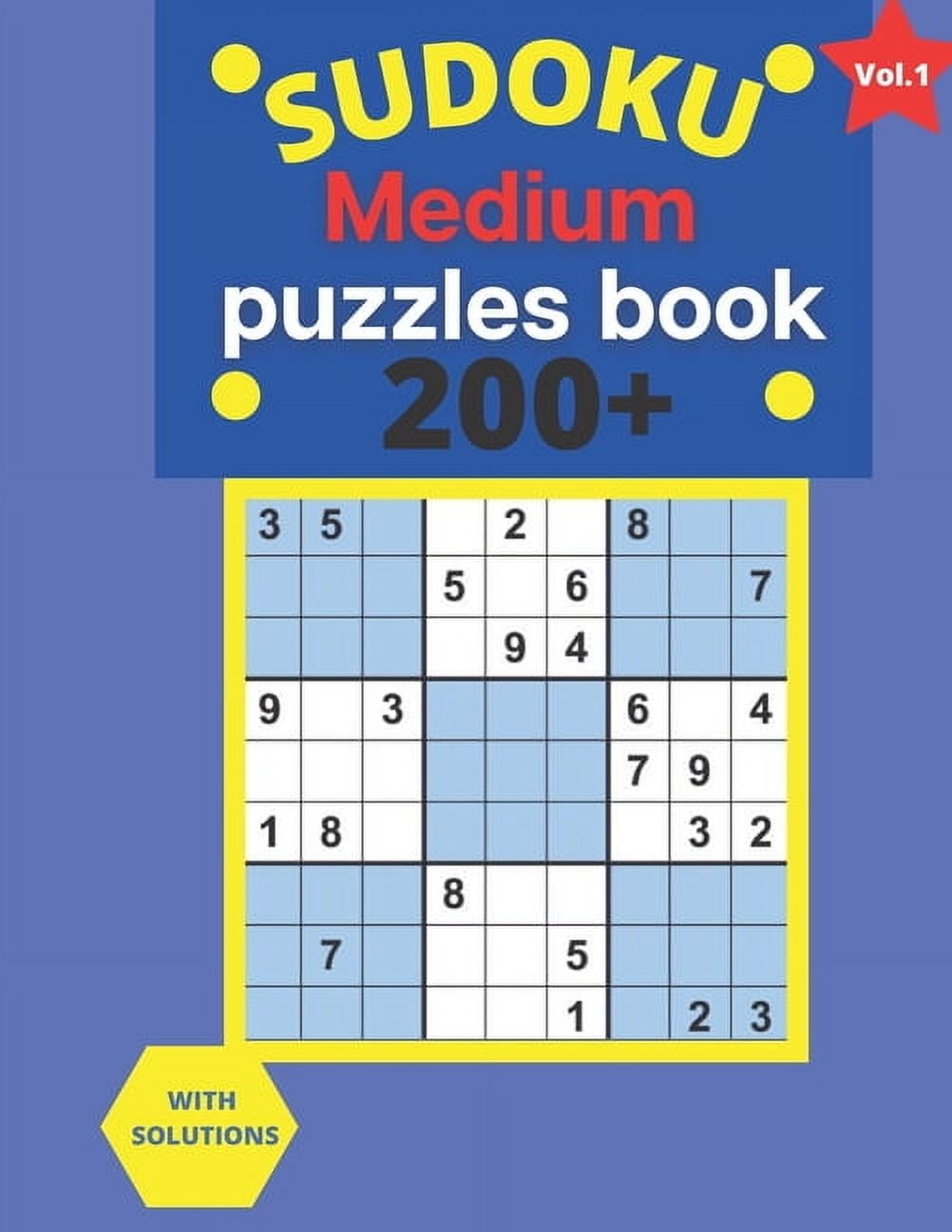200+ Medium sudoku puzzles book: 4 Puzzle Per Page - Medium Print ...
