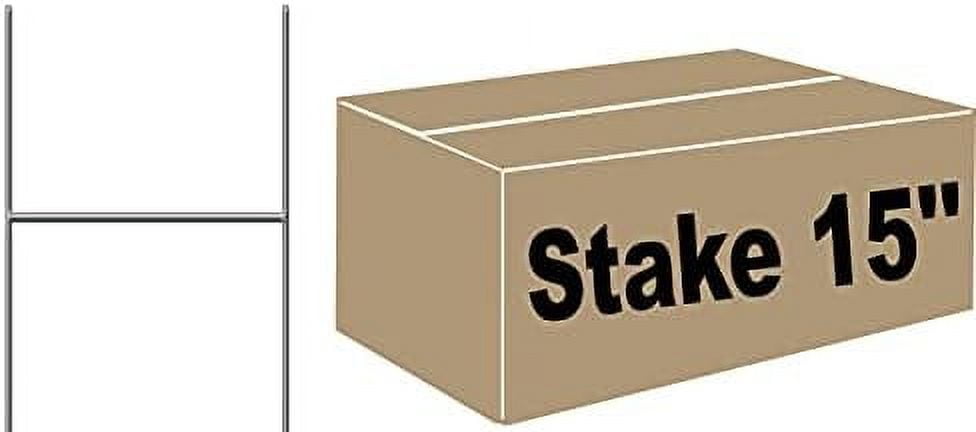 200 Metal Stake 10'' x 15'' x 9 Gauge Galvanized Wire, Sign Holder use ...
