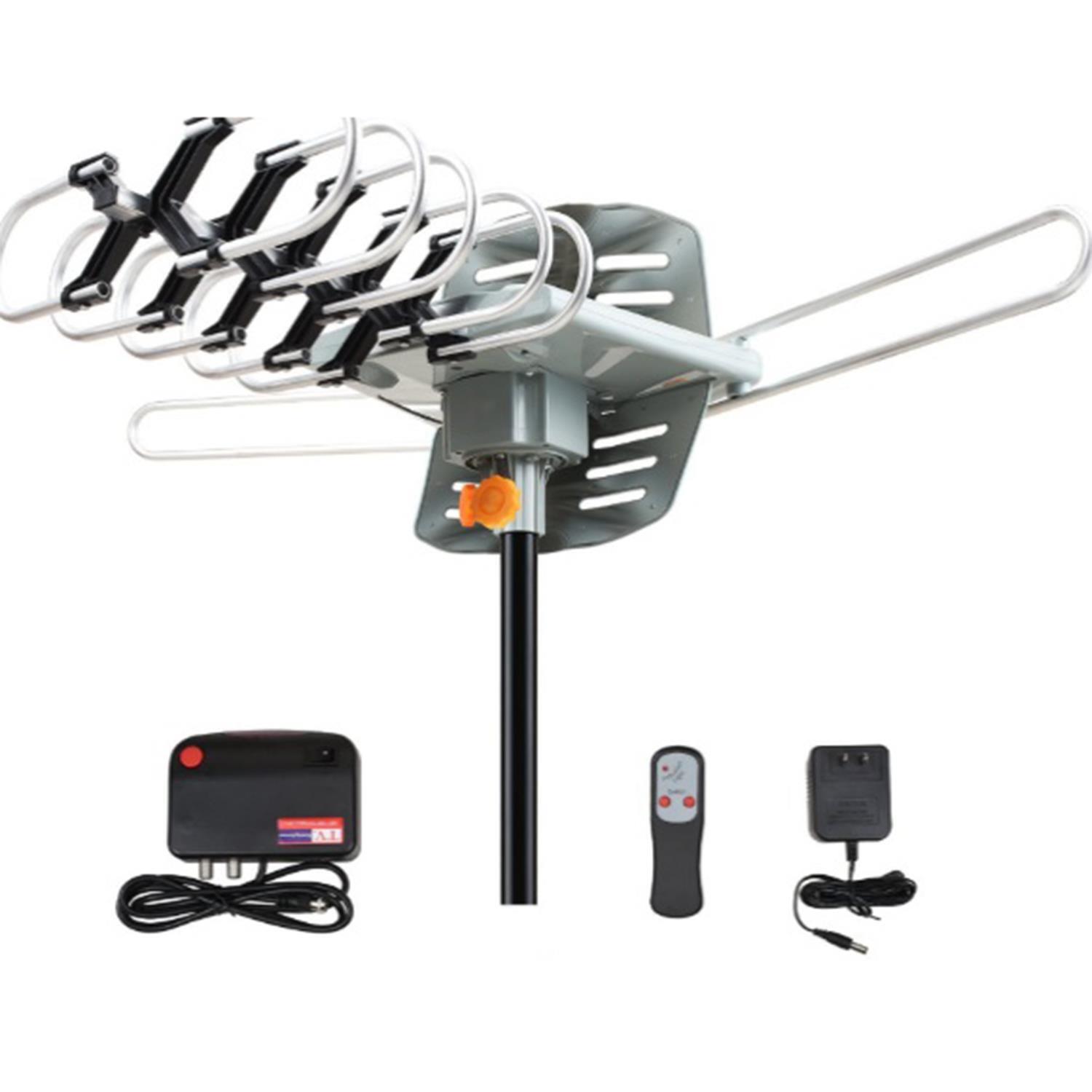 200 Miles Home 1080P Outdoor TV Antenna Amplified HDTV Digital Long ...