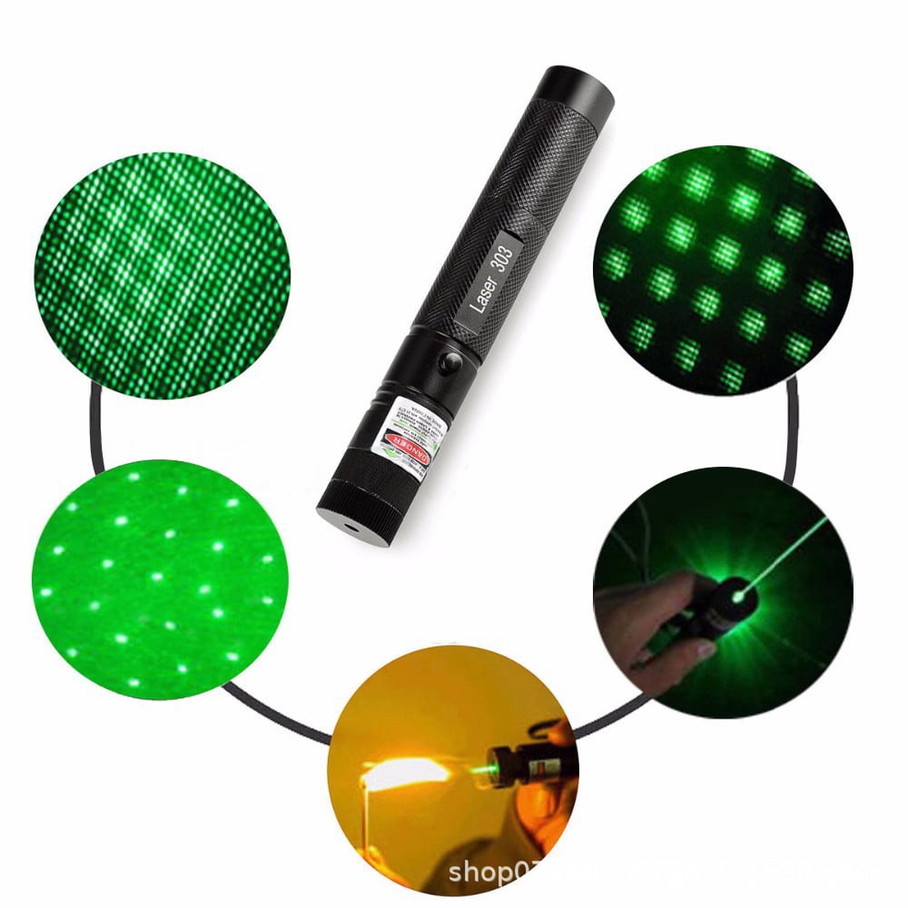200 Mw Laser Pointer Green Focal Length Adjustable - Top Laser 303 With ...