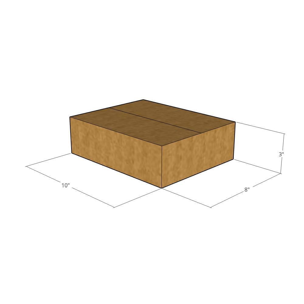 200 New Corrugated Boxes - 10x8x3 - 32 ECT - LxWxH - Walmart.com