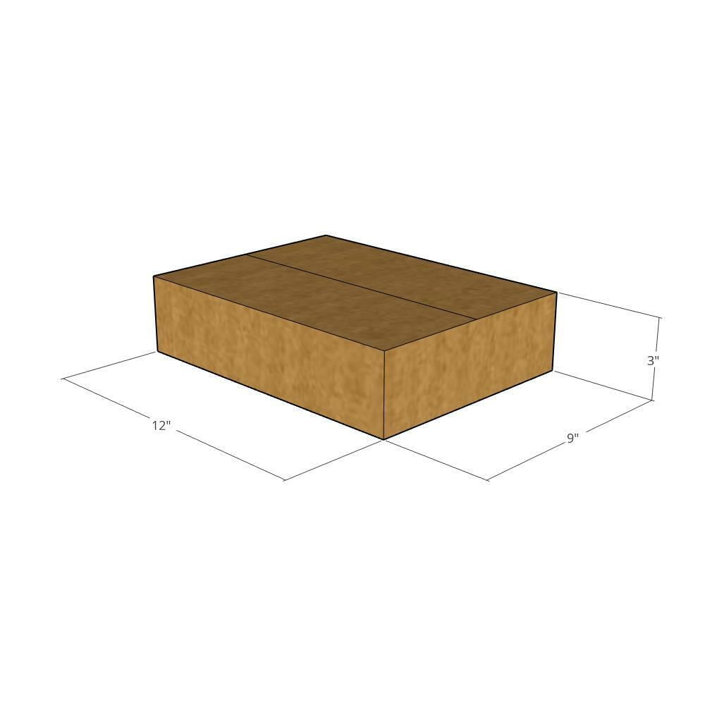 200 New Corrugated Boxes - 12x9x3 - 32 ECT - LxWxH - Walmart.com