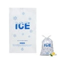 200 PACK 3 lb. Plastic Drawstring Ice Bags 9 x 15.5 Inch Heavy-Duty ...