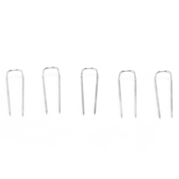 200-PC Stainless Steel U-Shape Fork Pins for Sewing, Clothes, Bows, and ...