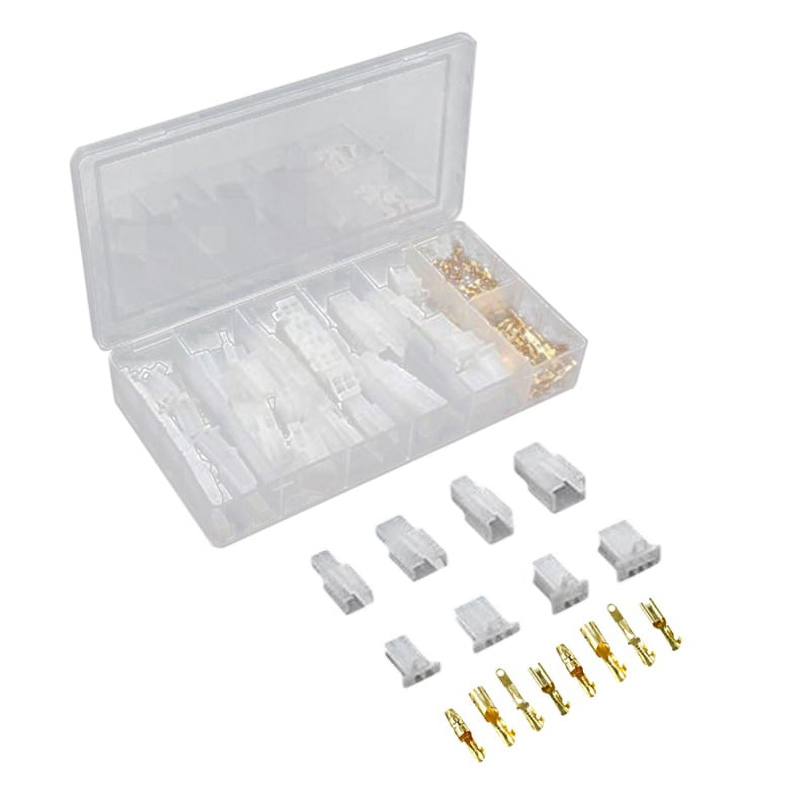 200 PCS 2.8MM Automotive Wire Connector 2/3/4/6 Pin Electrical Male and Female Cable Terminal ...