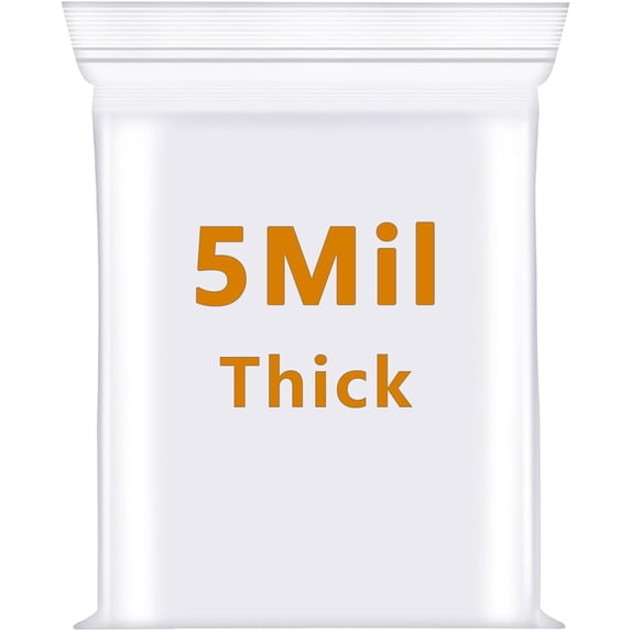 200 PCS 2" x 3" Thick 5 Mil Small Clear Zip Poly Lock Plastic Bags Seal ...