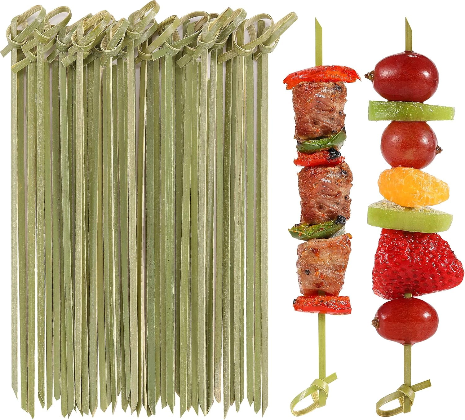 200 PCS Cocktail Picks, 4.7 Inch Toothpicks for Appetizers, Natural ...