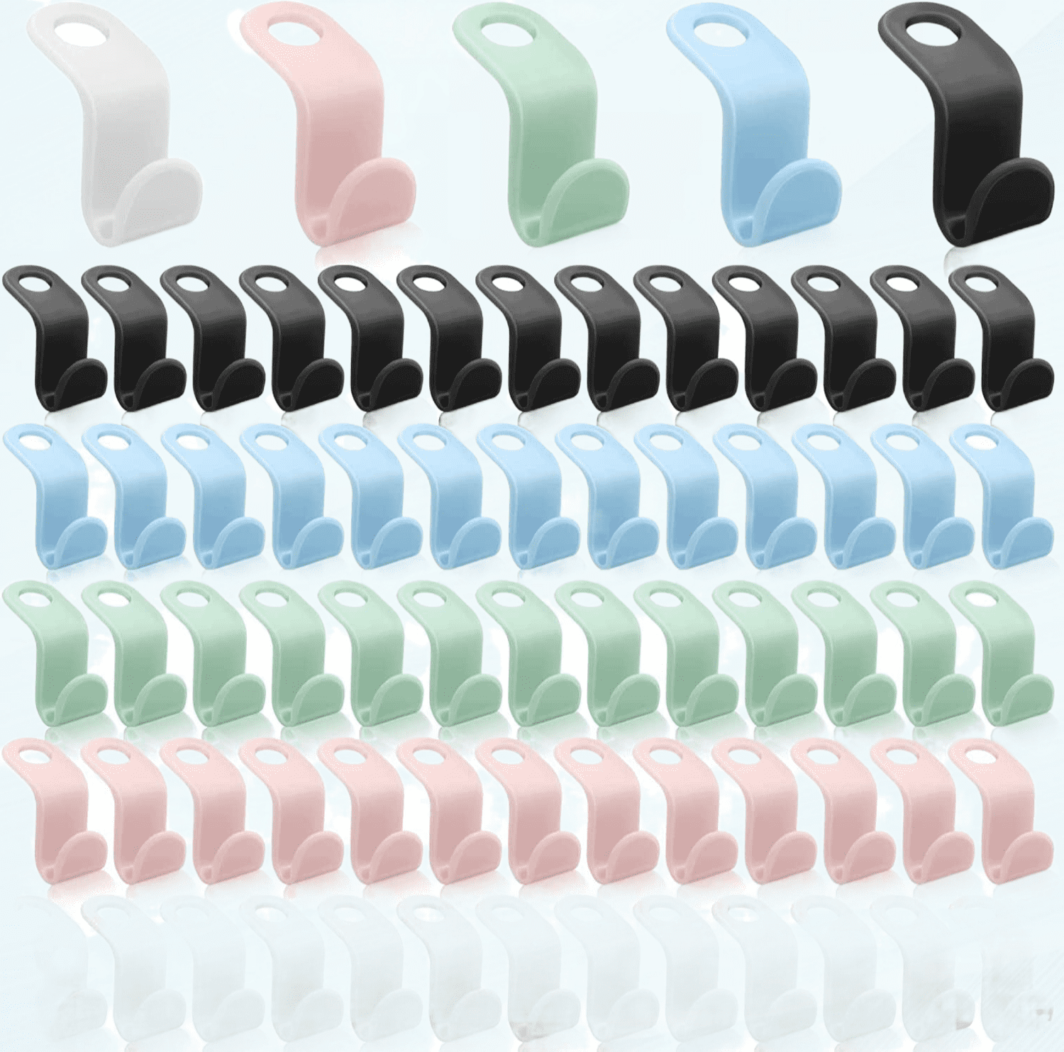 200 PCS Colorful Clothes Hanger Connector Hooks, Space-Saving Hanger ...