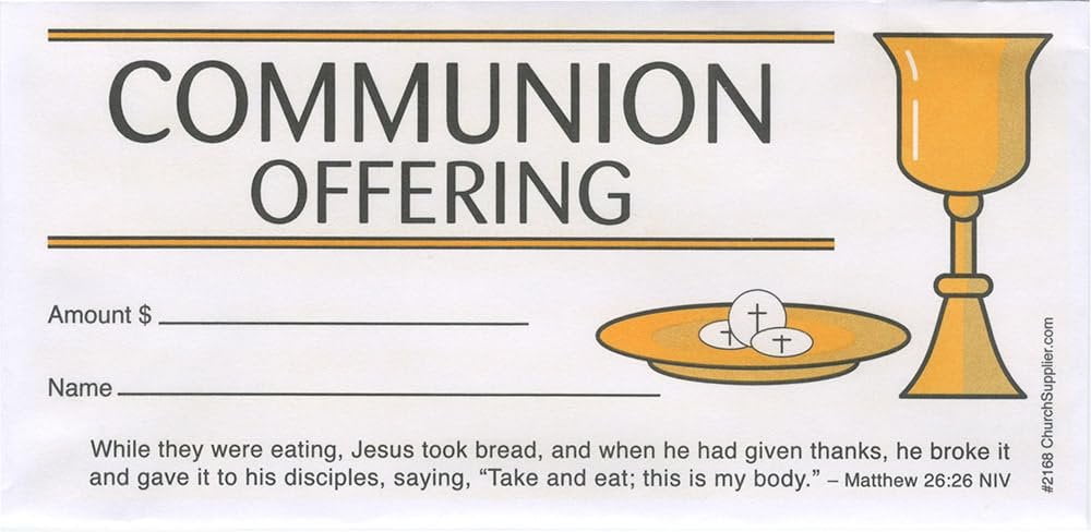 200 PCS Communion Offering Envelopes - Walmart.com