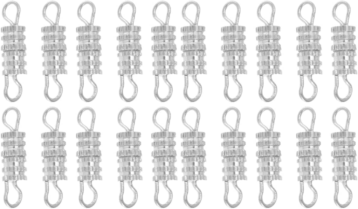 200 PCS Copper Barrel Barrel Screw Clasps for Jewelry Making Barrel ...
