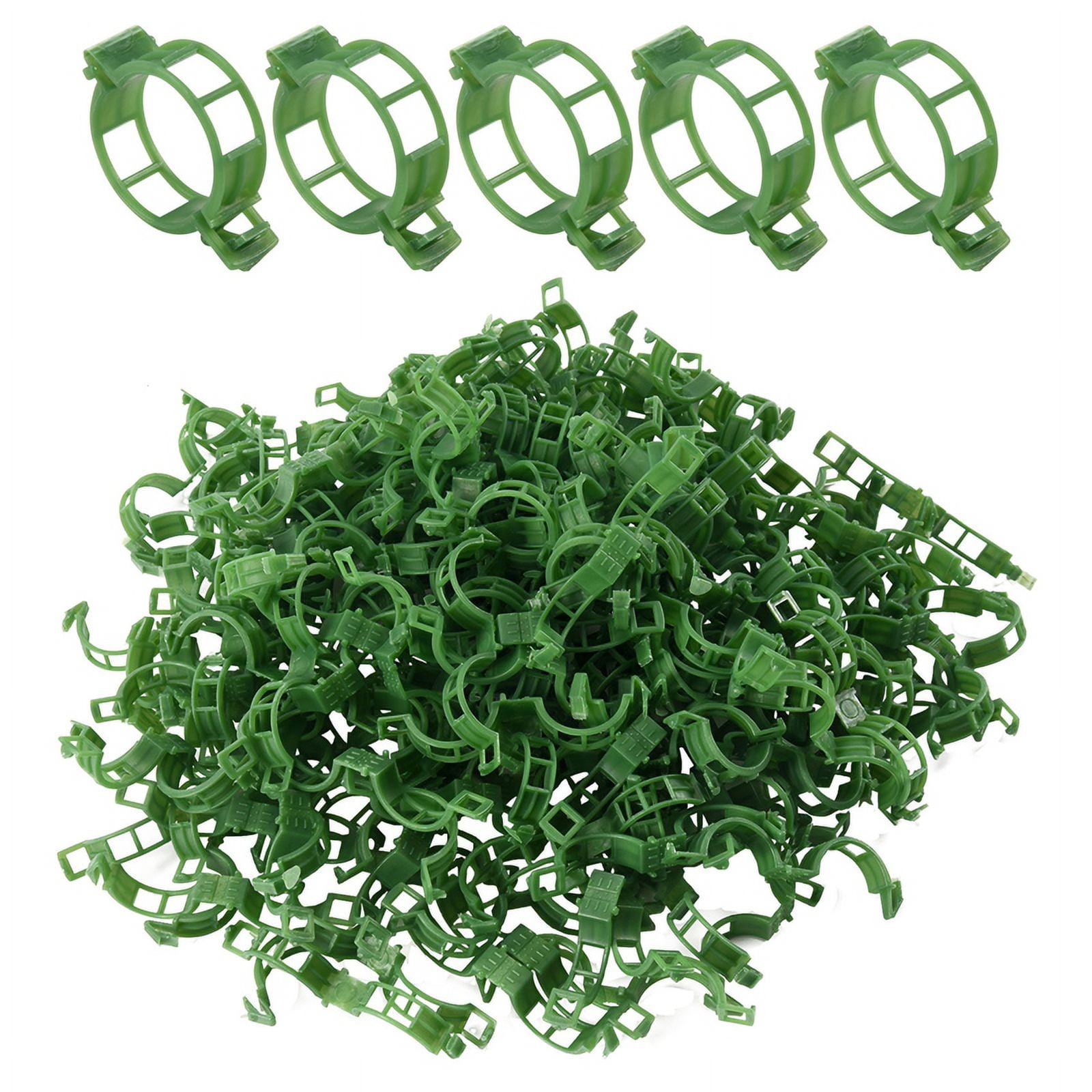 200 PCS Garden Plant Support Clips, Tomato Trellis for Cucumber Flower ...