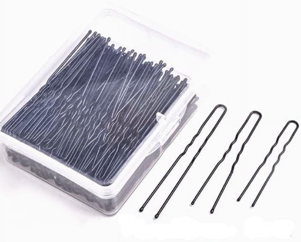 200 PCS Hair Pins for Buns, 7 CM / 2.76 Inch U-Shaped Waved Hair Pins ...