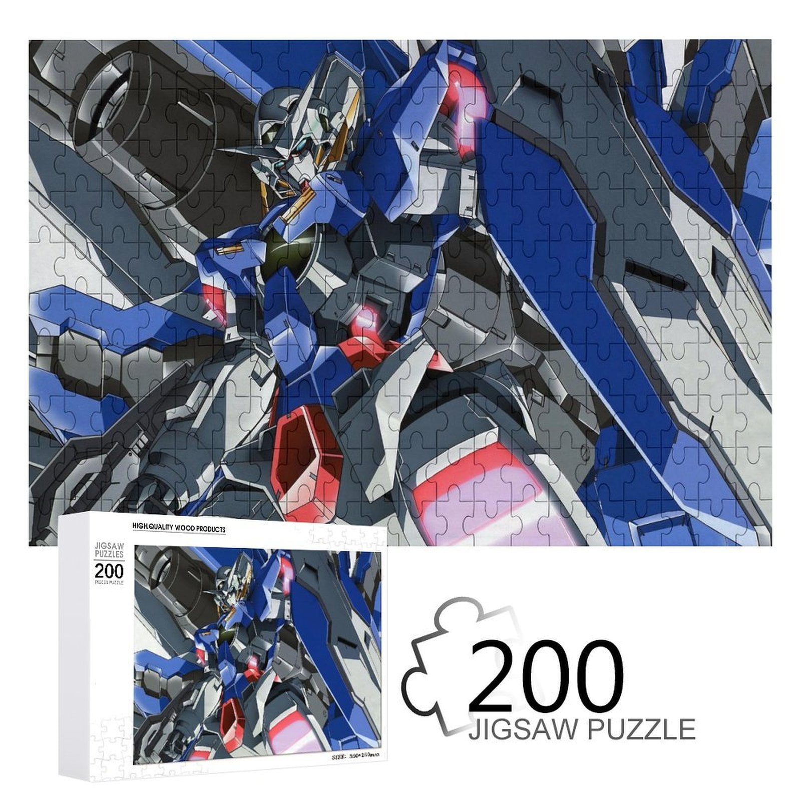 200 PCS Jigsaw Puzzle For Adults & Kids - Mobile Suit Gundam Puzzle For ...
