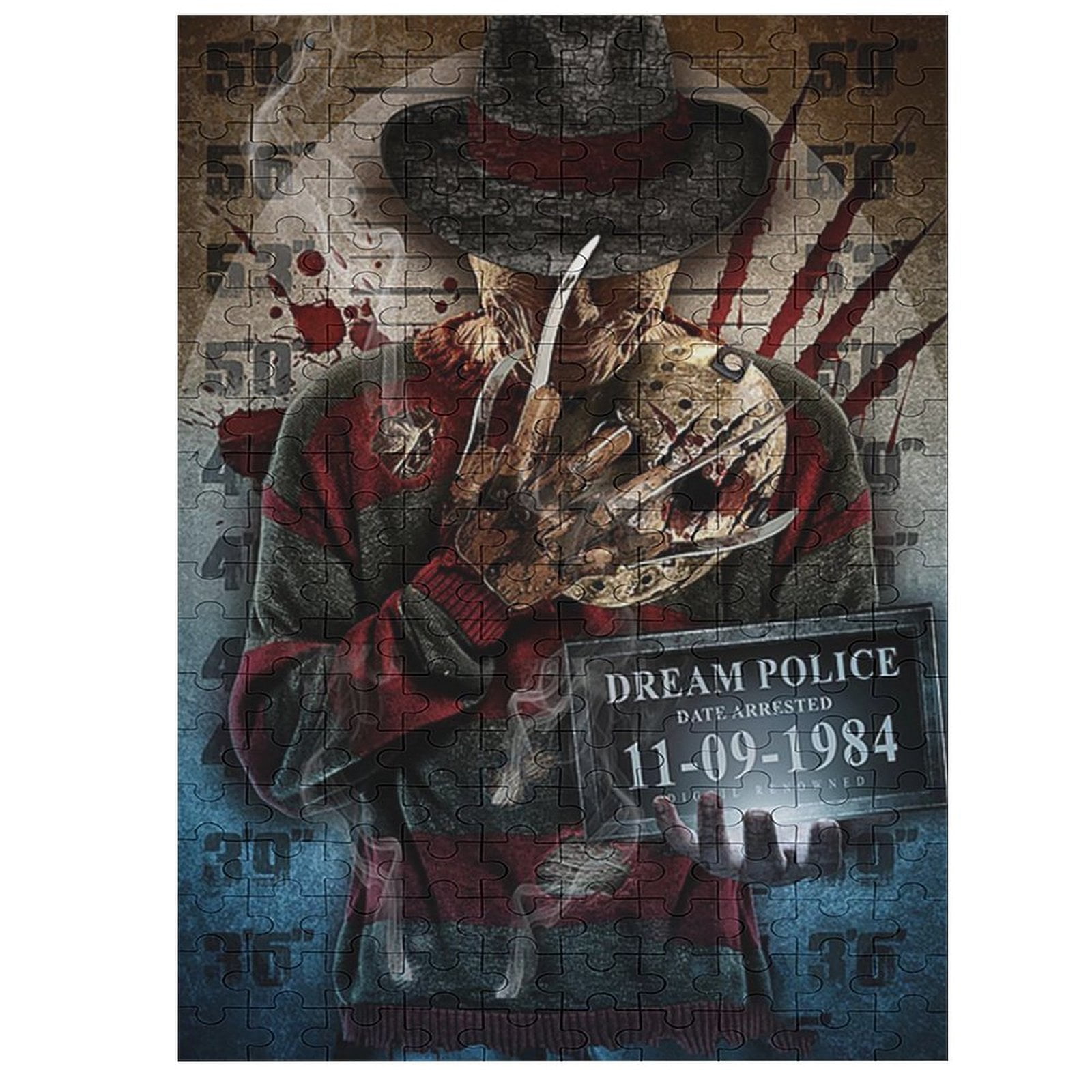 200 PCS Jigsaw Puzzle - Horror Freddy Krueger Puzzle Enthusiasts ...