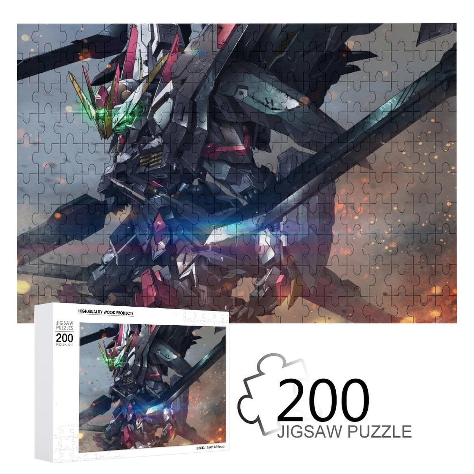 200 PCS Jigsaw Puzzle - Mobile Suit Gundam Puzzle Enthusiasts - Walmart.com