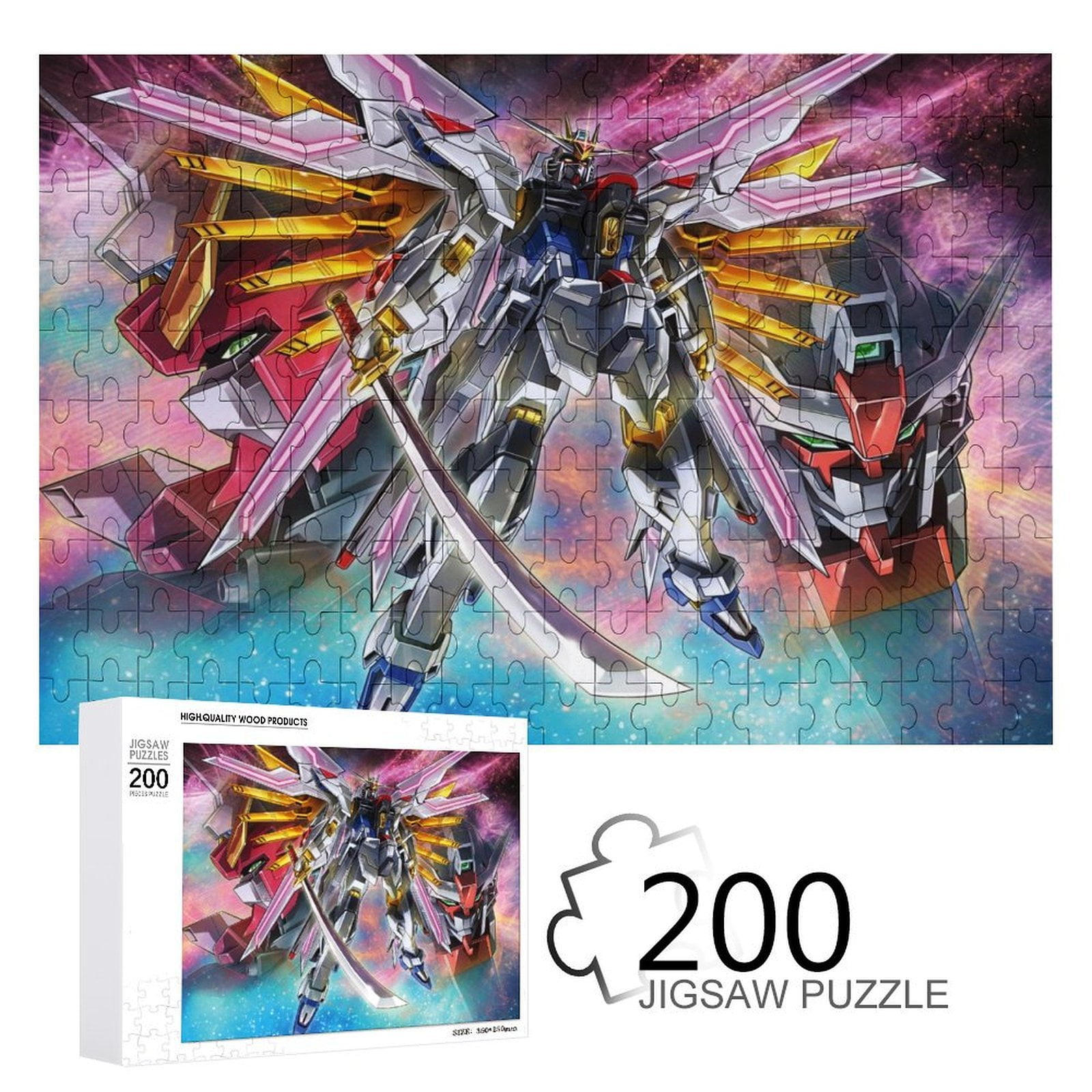 200 PCS Jigsaw Puzzle - Mobile Suit Gundam Puzzle Enthusiasts - Walmart.com