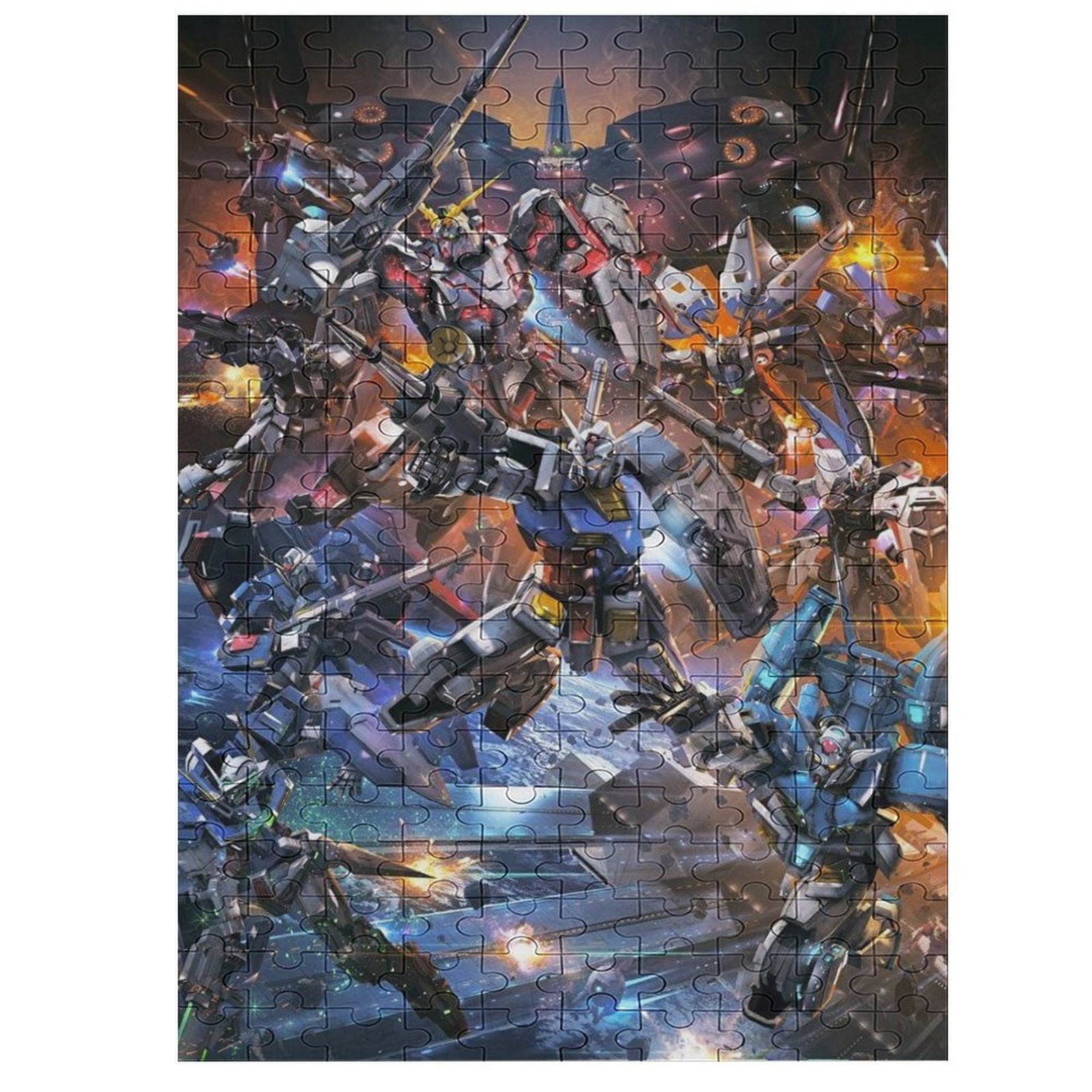 200 PCS Jigsaw Puzzle - Mobile Suit Gundam Puzzle Enthusiasts - Walmart.com