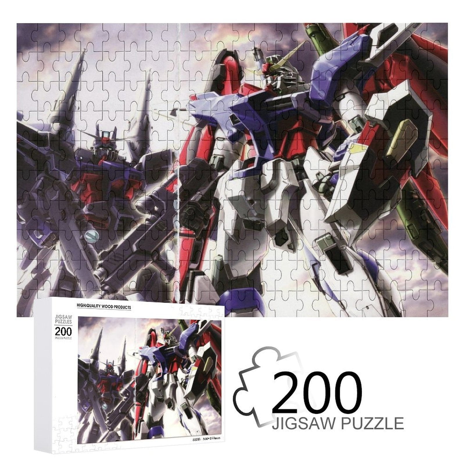 200 PCS Jigsaw Puzzle - Mobile Suit Gundam Puzzle Enthusiasts - Walmart.com