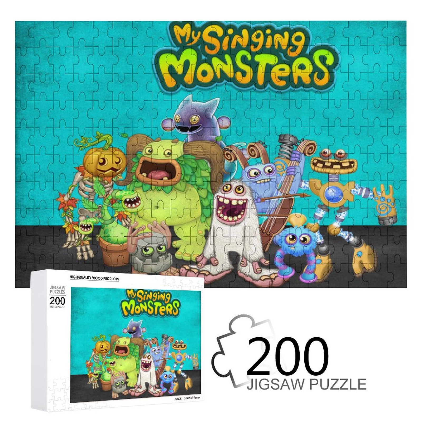 200 PCS Jigsaw Puzzle - My Singing Monsters Puzzle Enthusiasts ...