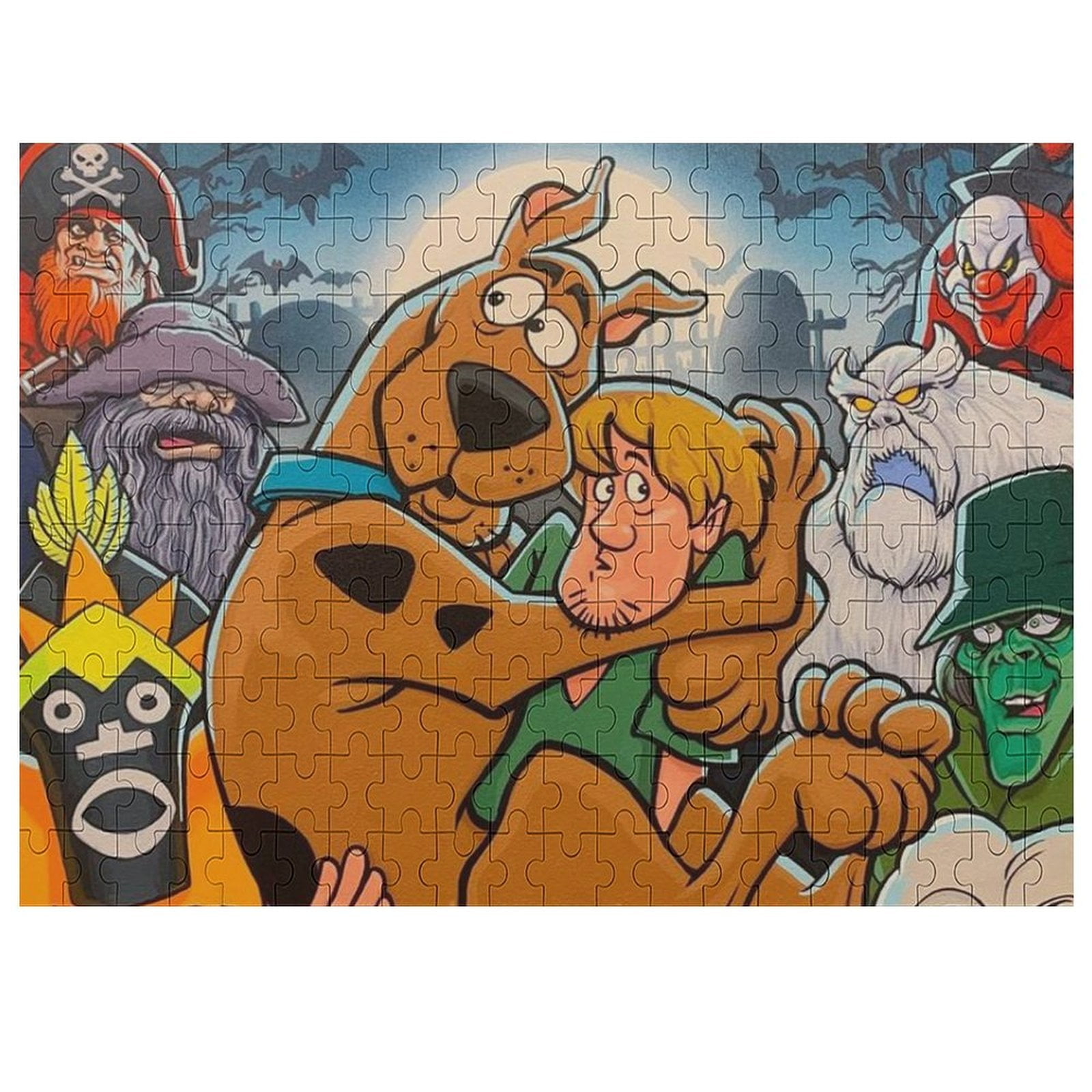 200 PCS Jigsaw Puzzle Scooby-Doo Wooden Puzzle Challenging Game Fun ...
