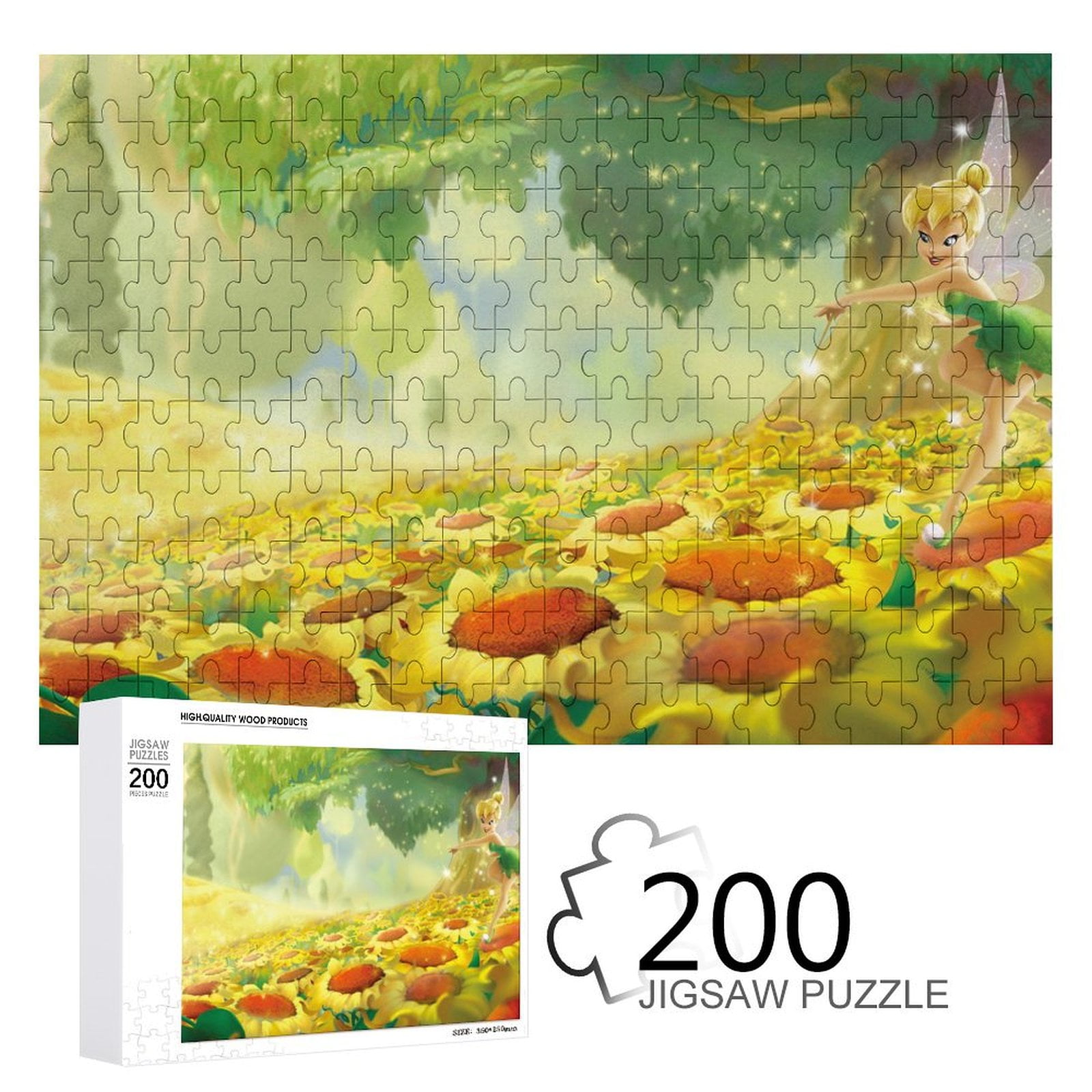 200 PCS Jigsaw Puzzle - Tinker Bell Puzzle Enthusiasts - Walmart.com