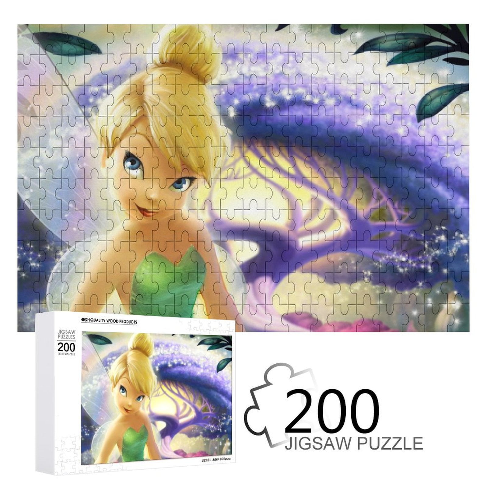200 PCS Jigsaw Puzzle - Tinker Bell Puzzle Enthusiasts - Walmart.com