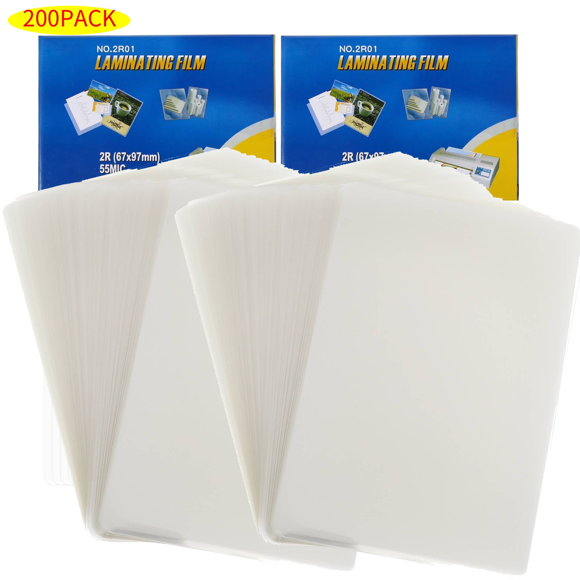 YEAHIBABY Heavy Duty Laminating Sheets Laminating Sheets Transparent ...