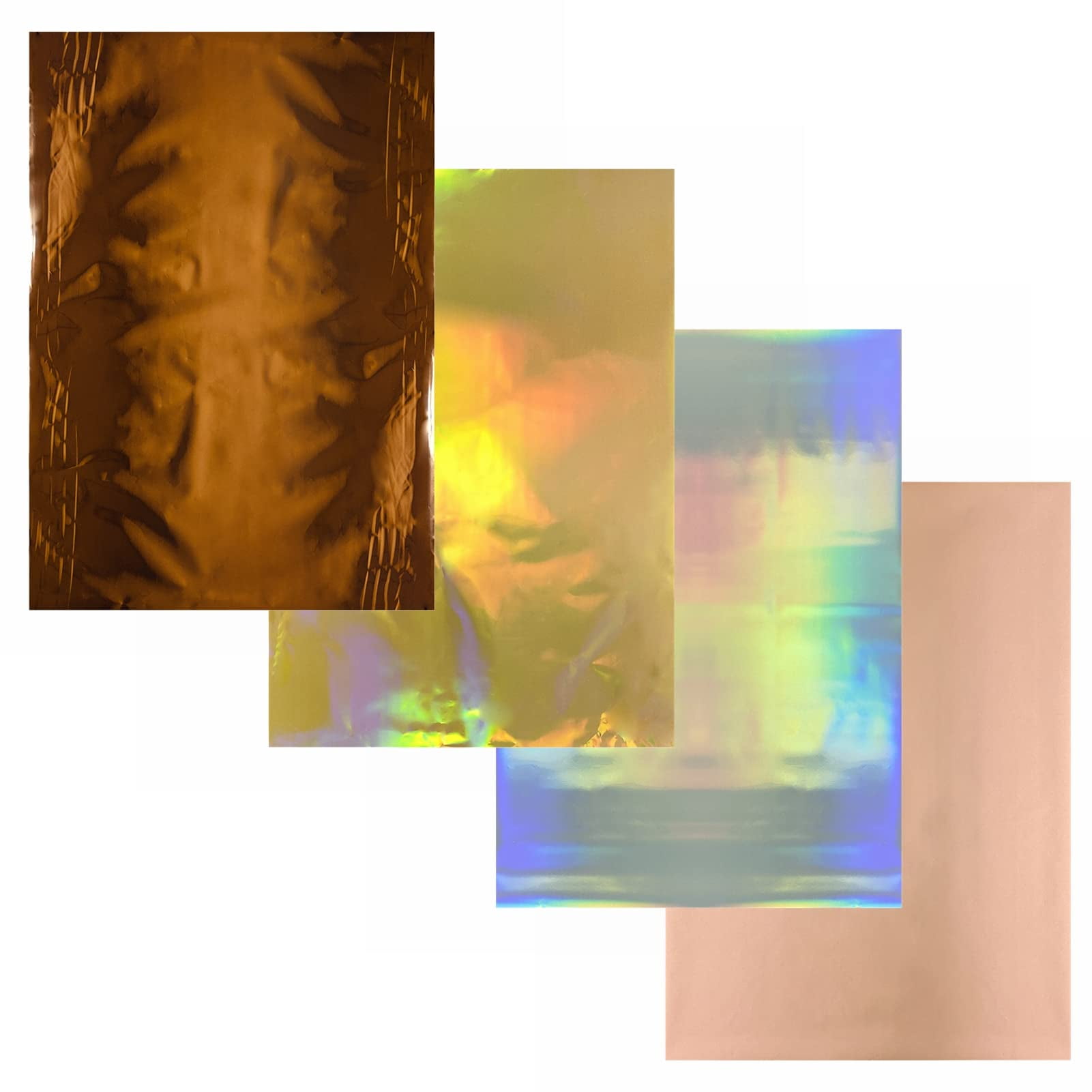 200 PCS Laser Silver RRF12 Coffee Rose Hot Foil Paper Set Toner ...