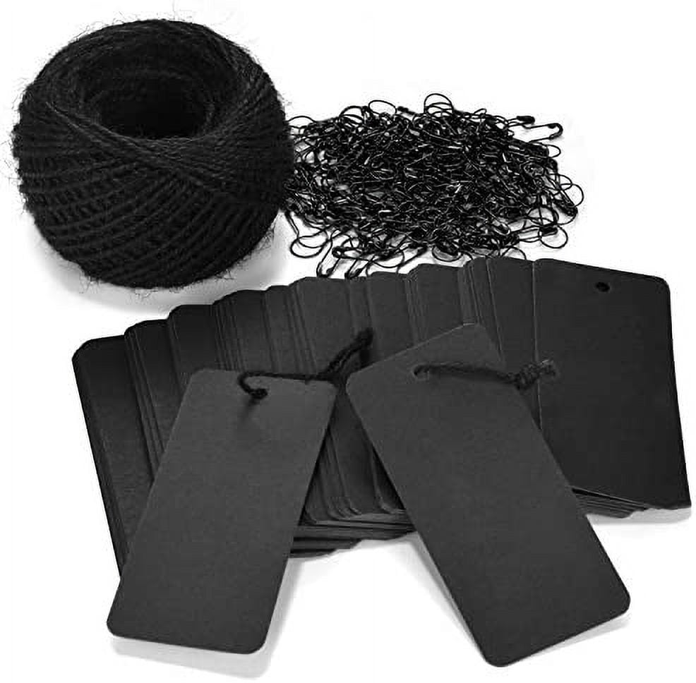 200 PCS Marking Tags with Safety Pins and Feet Natural String to Label ...