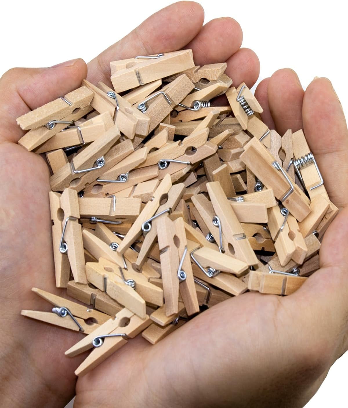 200 PCS Mini Clothespins 1.2 Inch, Mini Clothes Pins for Photos, Small ...