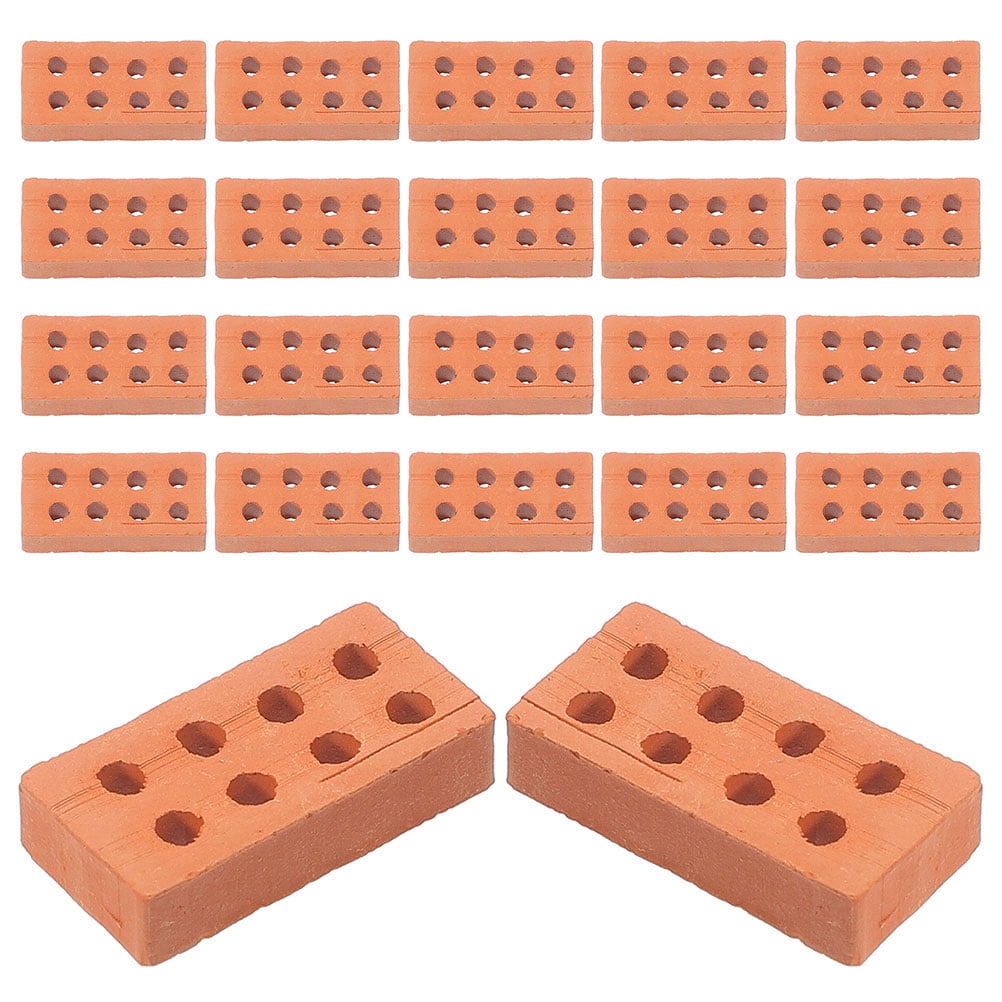 200 PCS Miniature Multi-hole Bricks Simulation Mini Bricks Model Sand ...