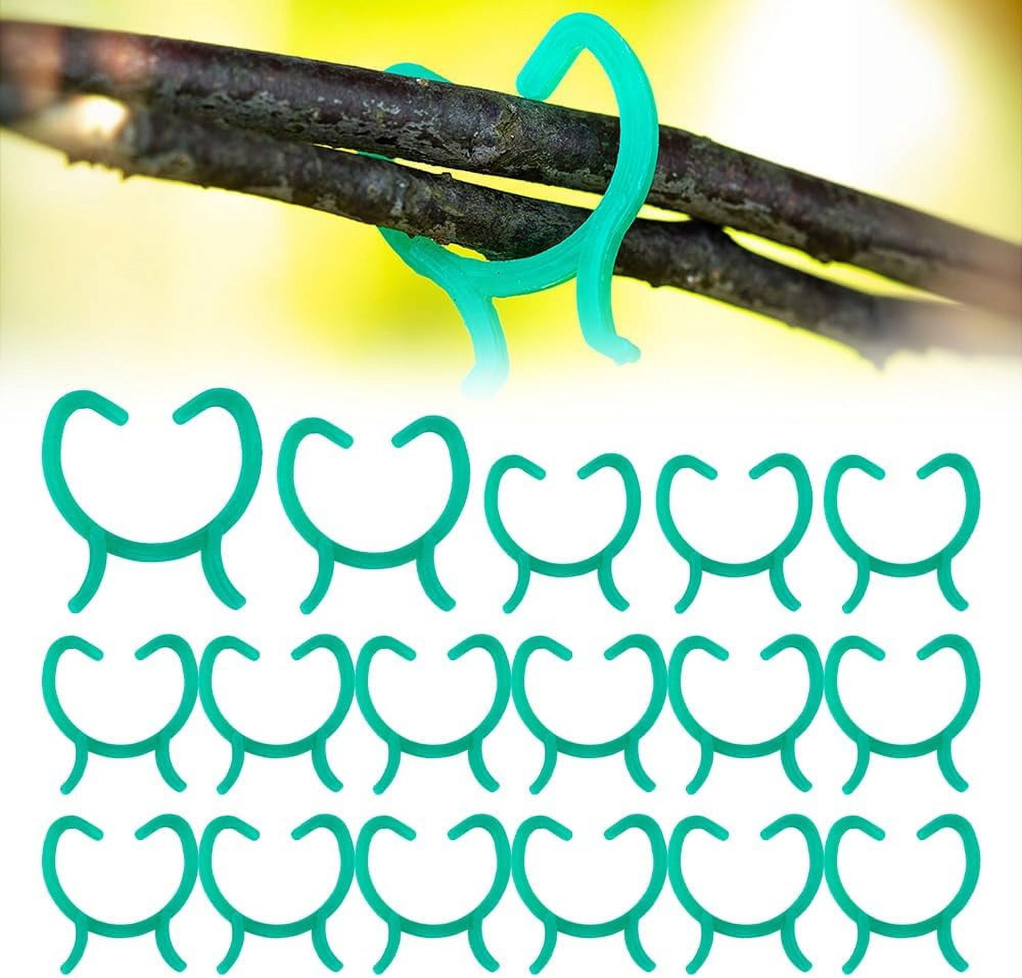 200 PCS Plant Support Clips, Secured Plastic Plant Clips Reusable ...