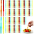 200 PCS Plastic Mini Fruit Forks, Colorful 4 Inch Appetizer Forks ...
