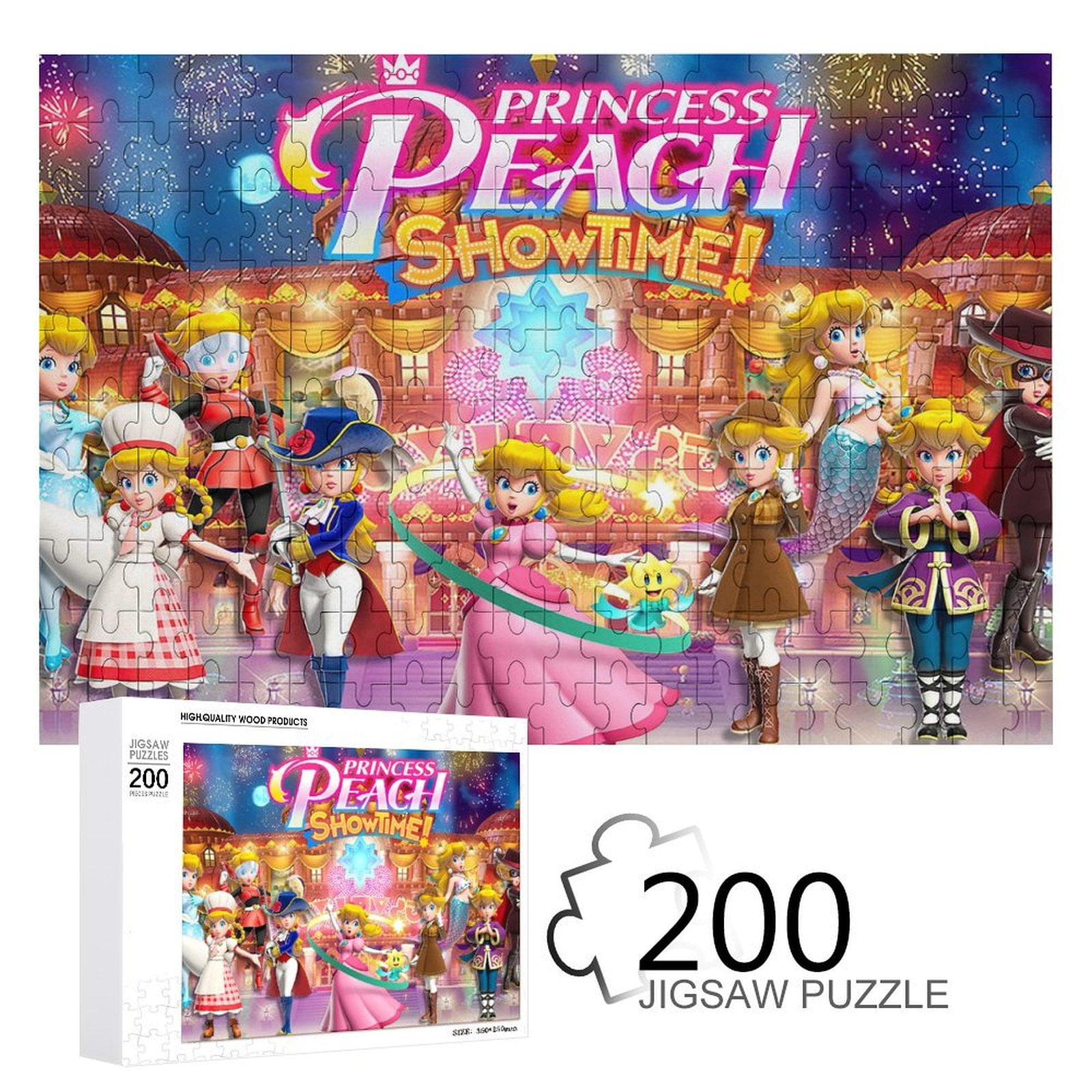 200 PCS Puzzle - Princess Peach Jigsaw Puzzle - Walmart.com